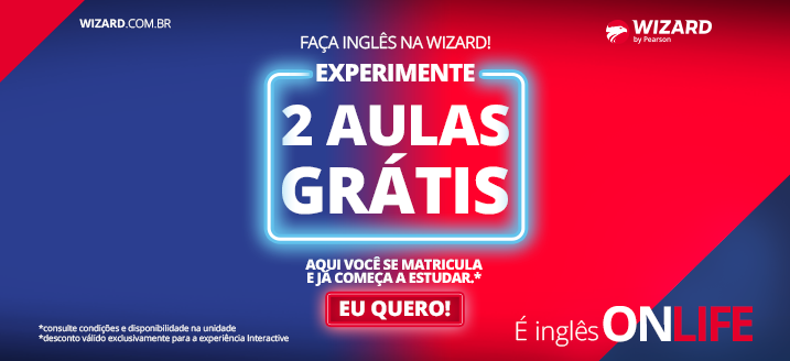 Promoções em curso de inglês e + idiomas - Wizard Idiomas